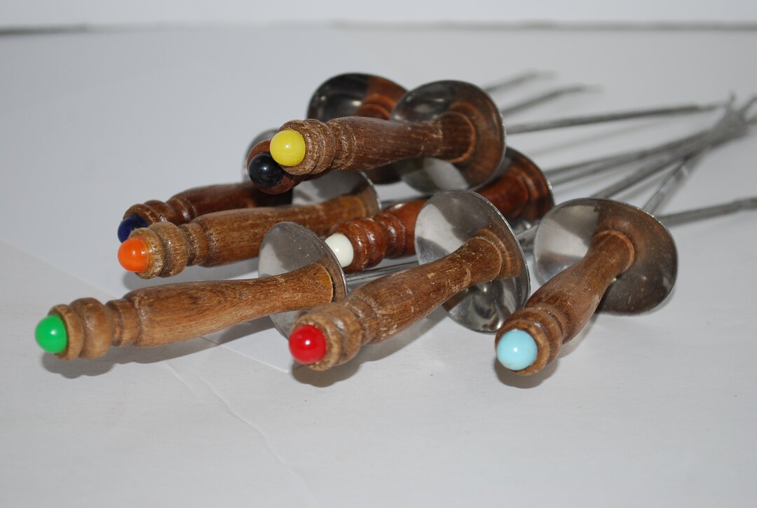 Vintage Retro Fondue Forks Culinary Appetizer Sword Forks - Etsy