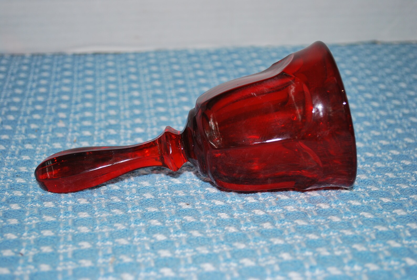 Stunning Amberina Bell Collectible Red Crystal Bell - Etsy