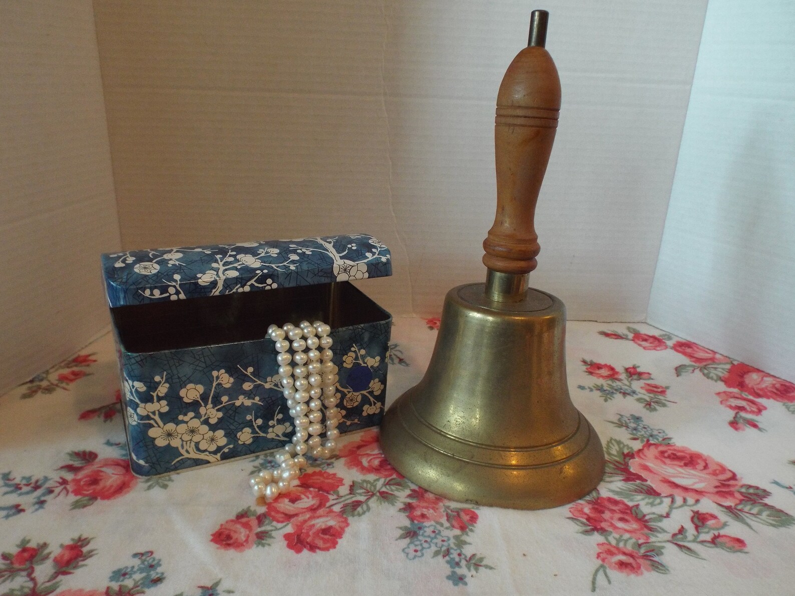 Large Colonial Brass Bell Vintage Brass Bell | Etsy