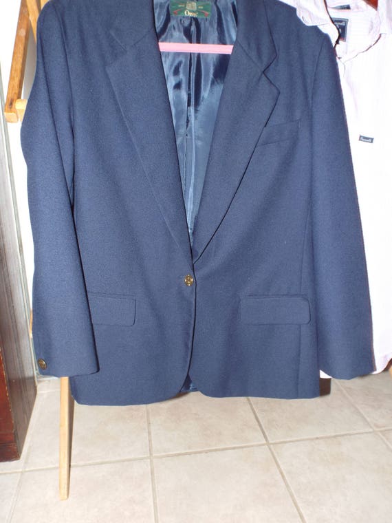 1990s Blue Blazer by Orvis Preppy and Vintage - Gem