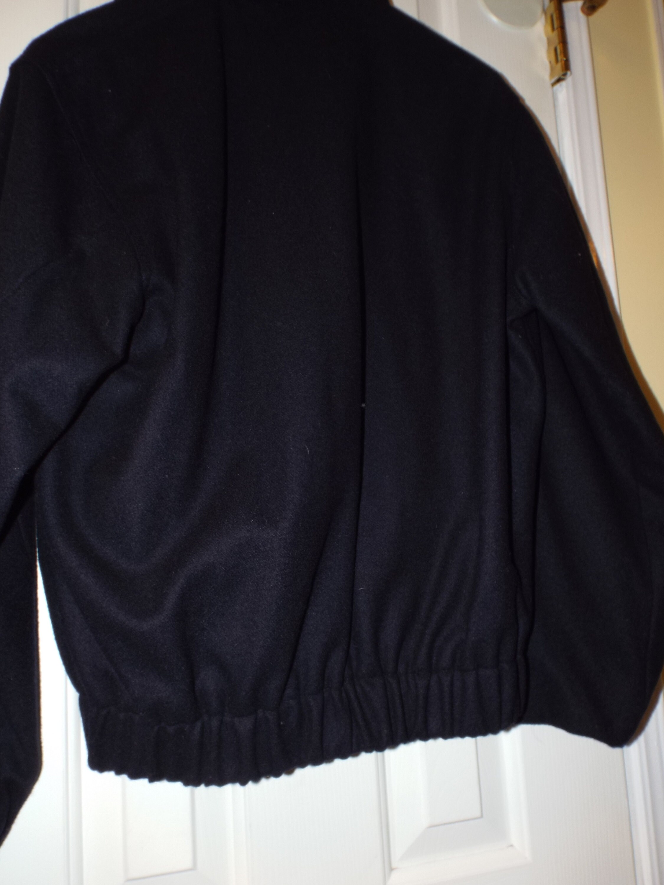 Navy Blue Varsity Bomber Jacket Size Small Made in Italy | Etsy