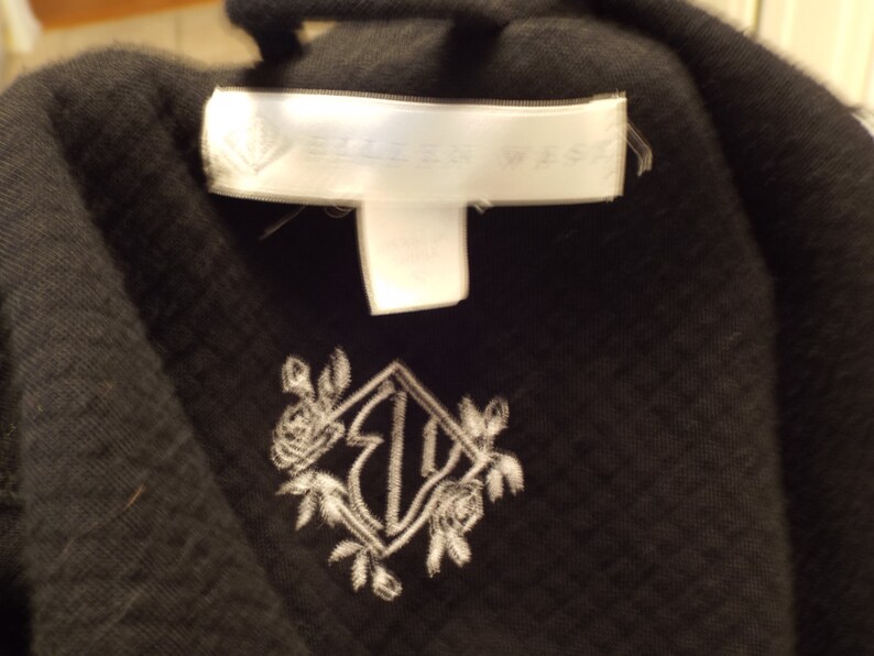 Black & White Robe Women's Vintage Lingerie - Etsy