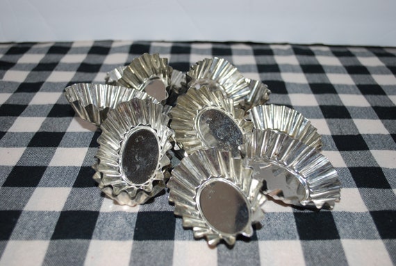 Fluted Tartlet Pan Set Oval Aluminium Appetizer Dessert Tins - Etsy