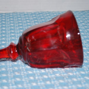 Stunning Amberina Bell, Collectible Red Crystal Bell - Etsy
