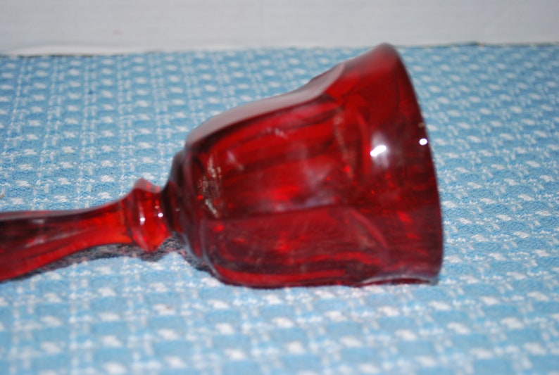 Stunning Amberina Bell Collectible Red Crystal Bell - Etsy