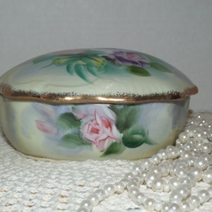 Hand Painted Trinket Box, Jewelry Box, - Etsy