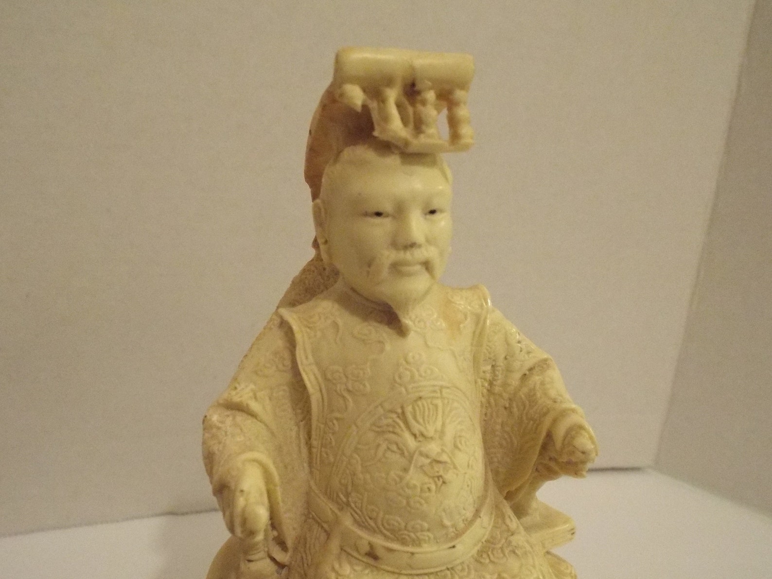 Chinese Imperial Figures Ivory Emperor & Empress Statues With - Etsy