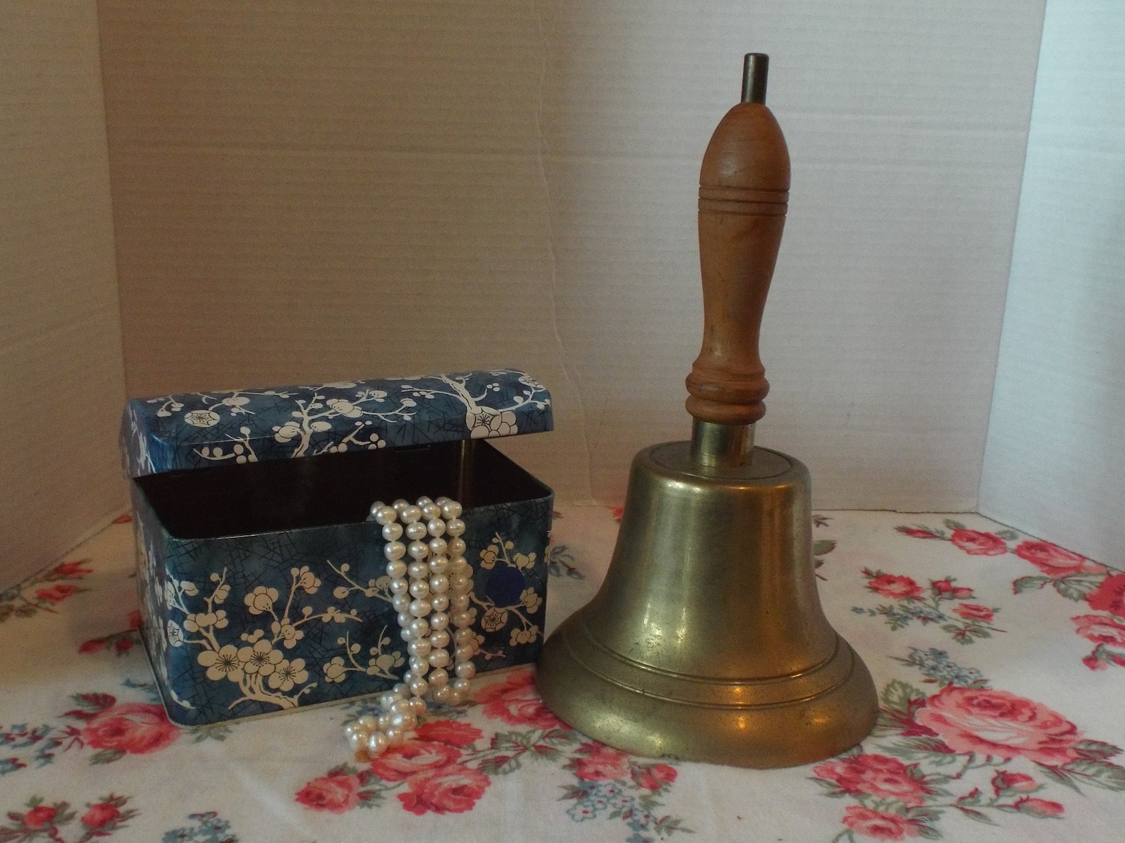 Large Colonial Brass Bell Vintage Brass Bell | Etsy