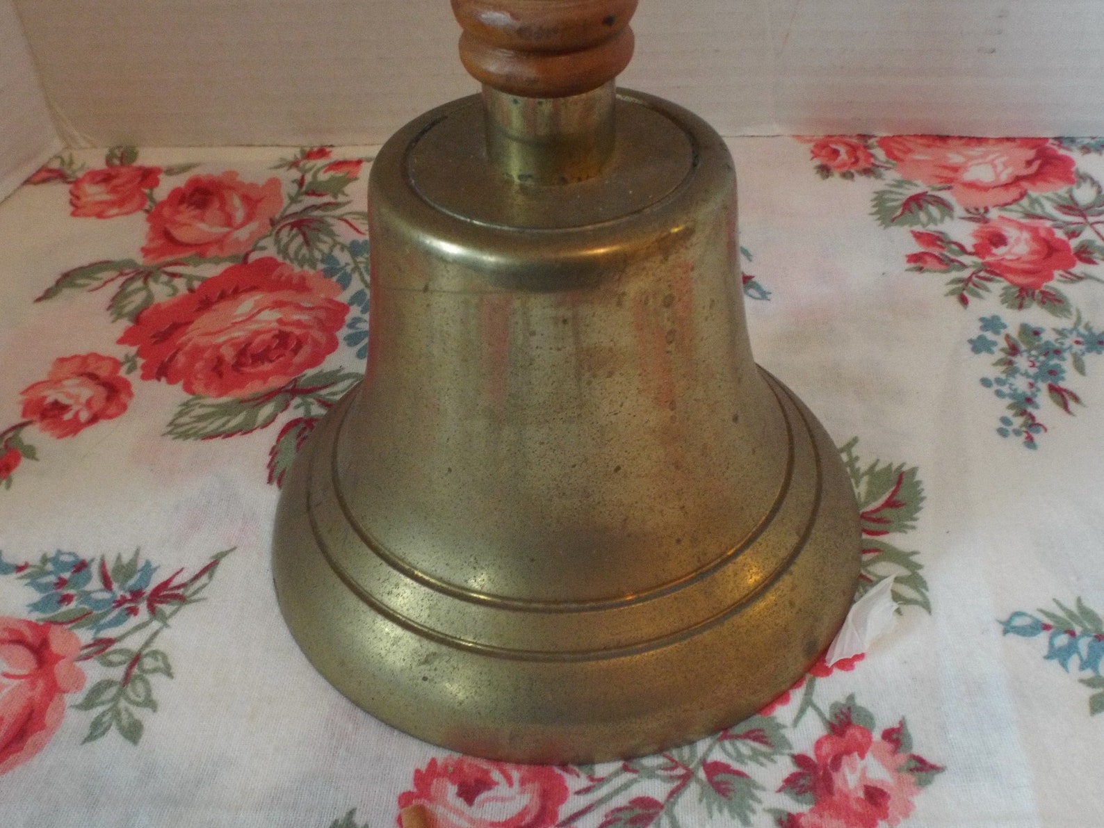 Large Colonial Brass Bell Vintage Brass Bell | Etsy
