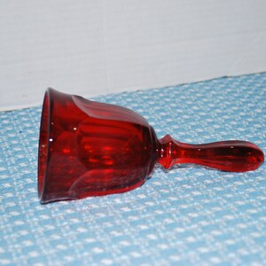 Stunning Amberina Bell, Collectible Red Crystal Bell - Etsy