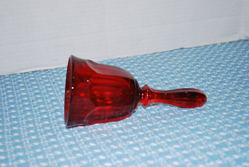 Stunning Amberina Bell Collectible Red Crystal Bell - Etsy