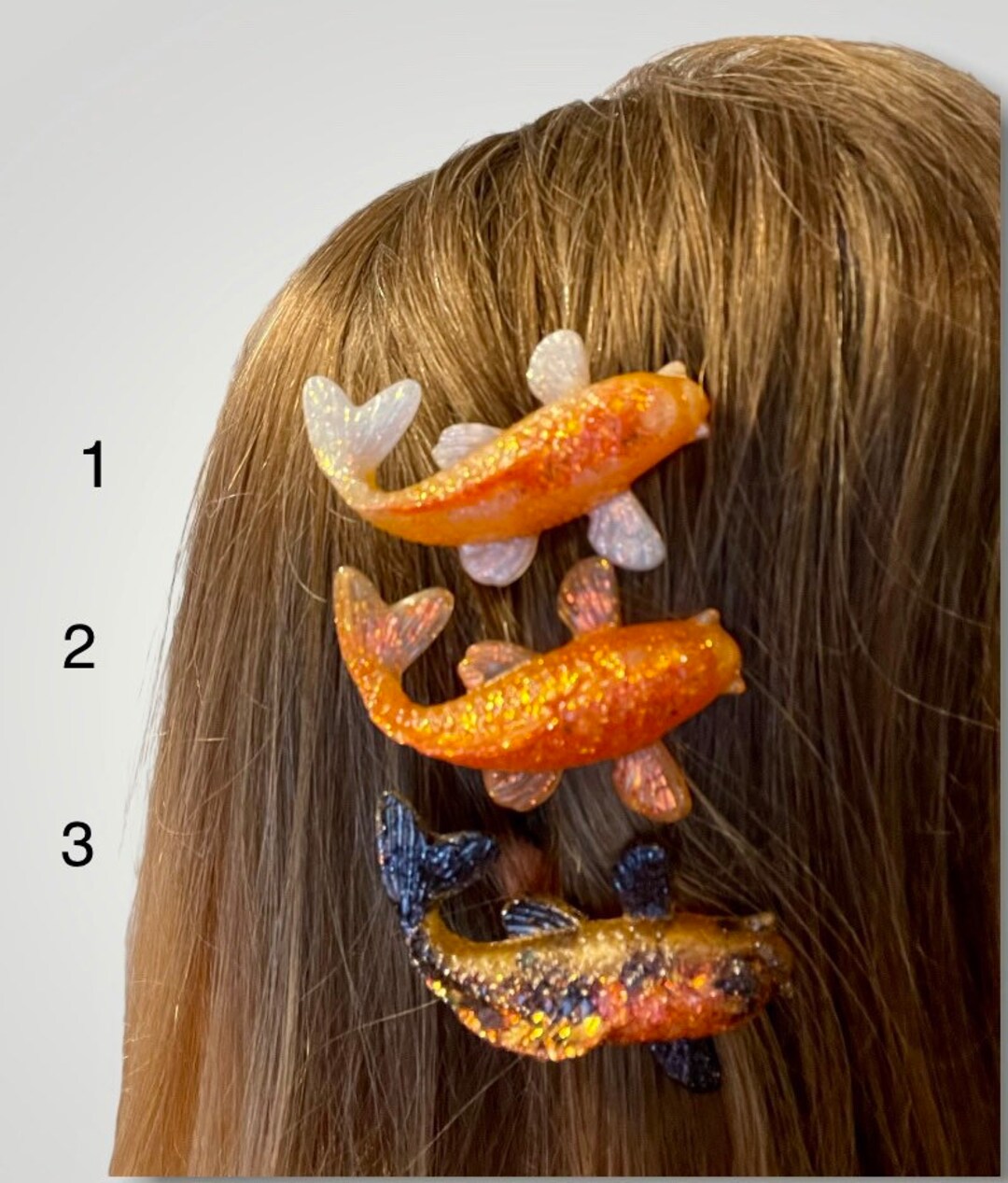 Gold Fishy Hair Clip - Etsy