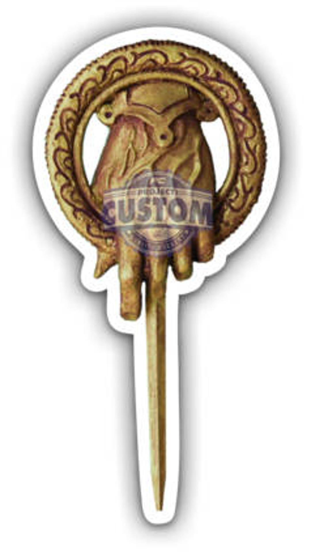 Game of Thrones Hand of the King 1:1 Full Color Decal - Etsy