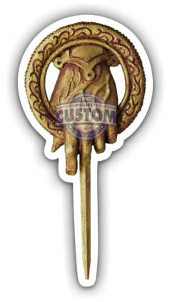 Game of Thrones Hand of the King 1:1 Full Color Decal | Etsy