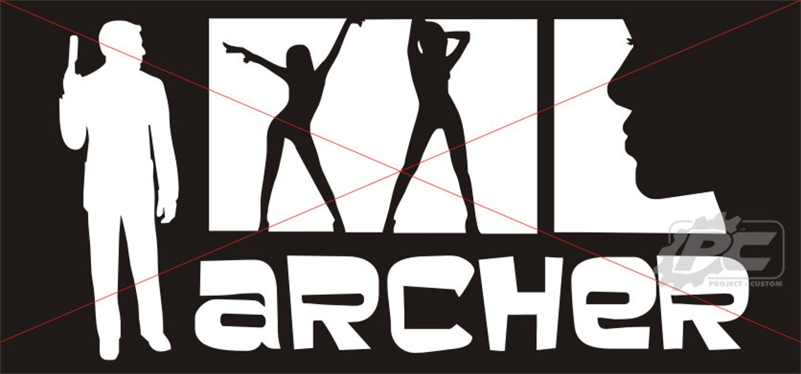 Archer Vinyl Decal / Sticker | Etsy