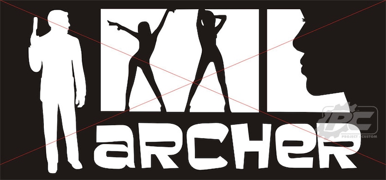 Archer Vinyl Decal / Sticker | Etsy
