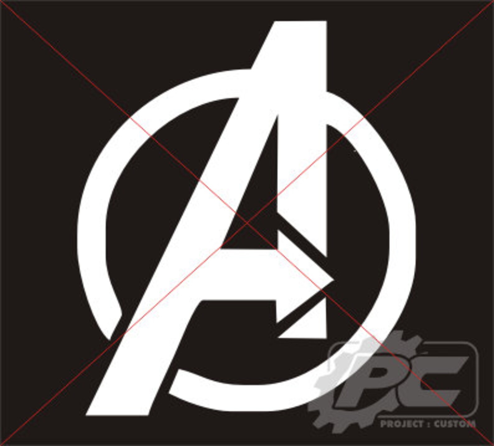 Avengers Logo Vinyl Decal / Sticker - Etsy