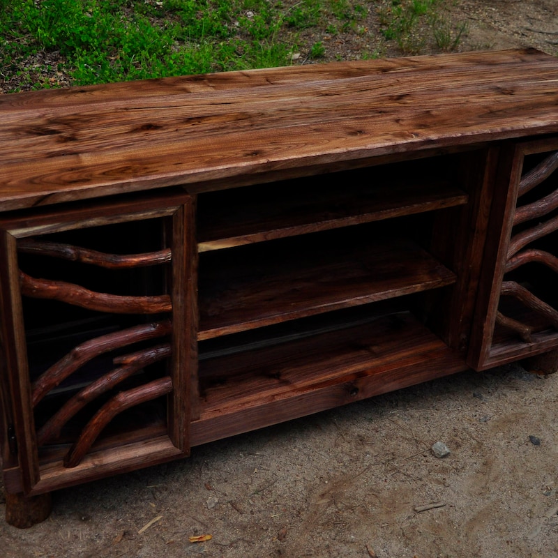 Rustic Media Center - Etsy