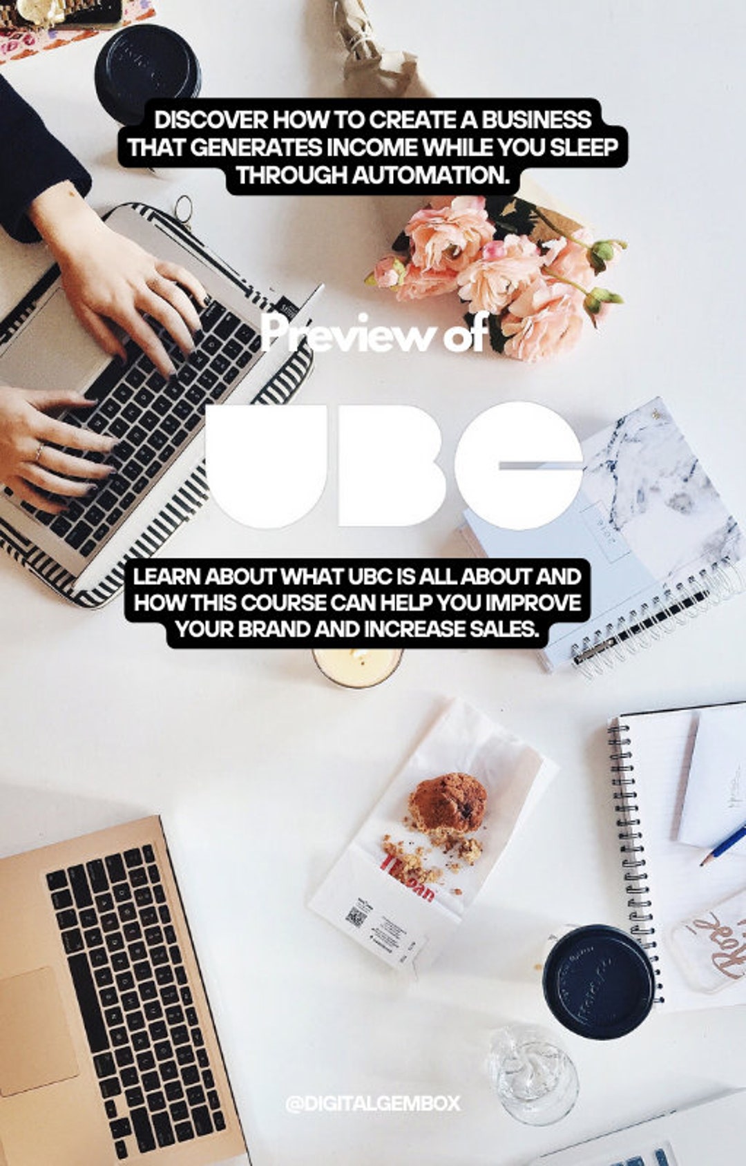 UBC Ultimate Branding Course - Digital Product, Faceless Digital ...
