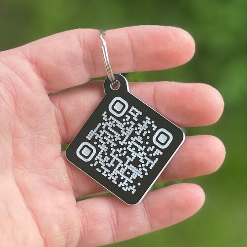 Mini QR Code Tag QR Code Card Durable Reusable - Etsy