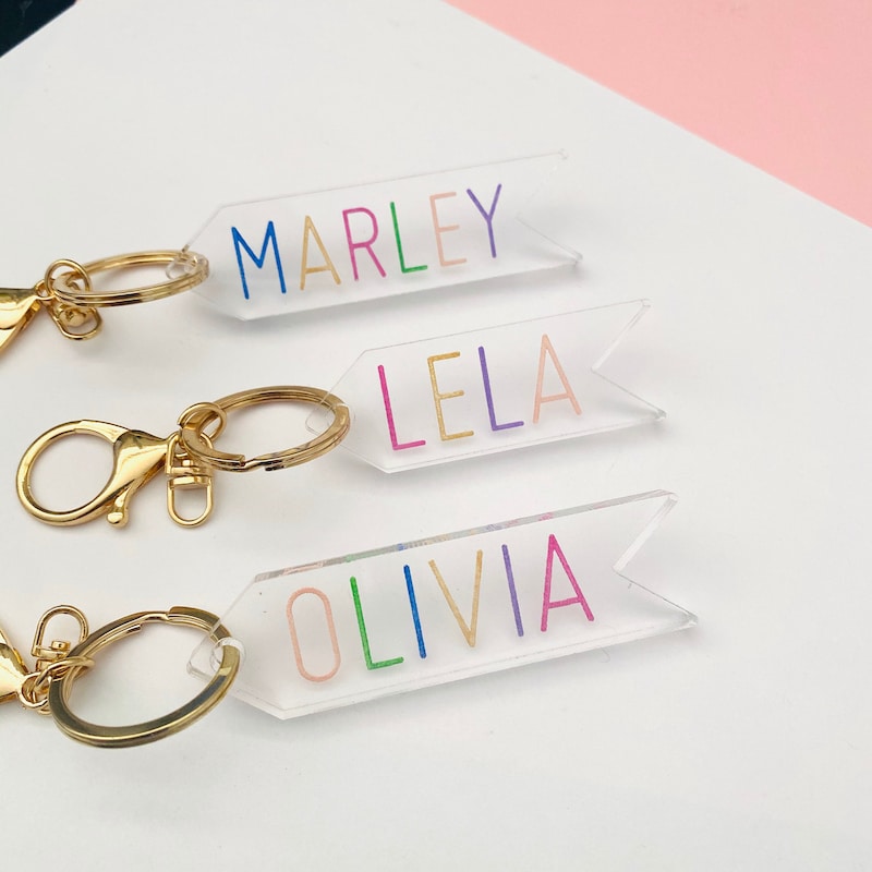 Name Keychain - Etsy