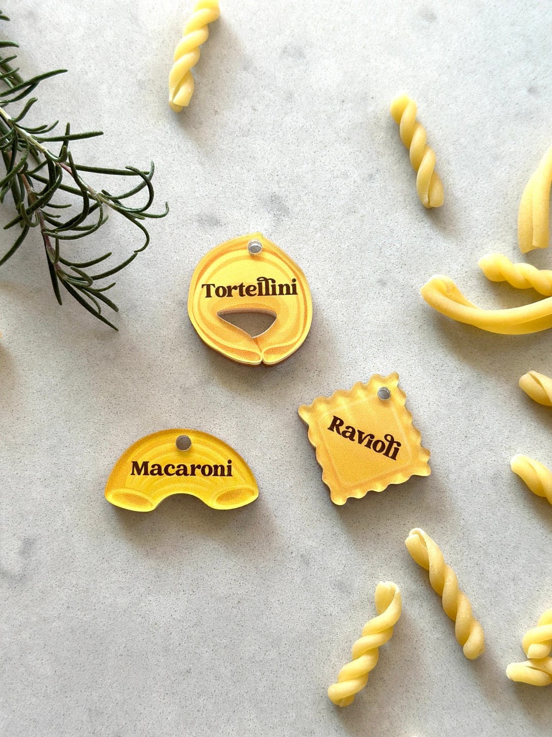 Pasta Pet Tag: Italian Pasta Ravioli Dog and Cat ID - Etsy