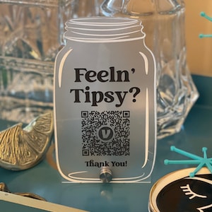 QR Code Tip Jar Sign, Virtual Tips - Etsy