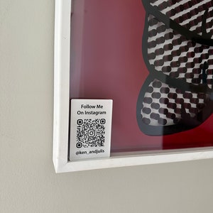 Personalized Art Gallery Placard: Self Adhesive Acrylic Artist Sign - Etsy