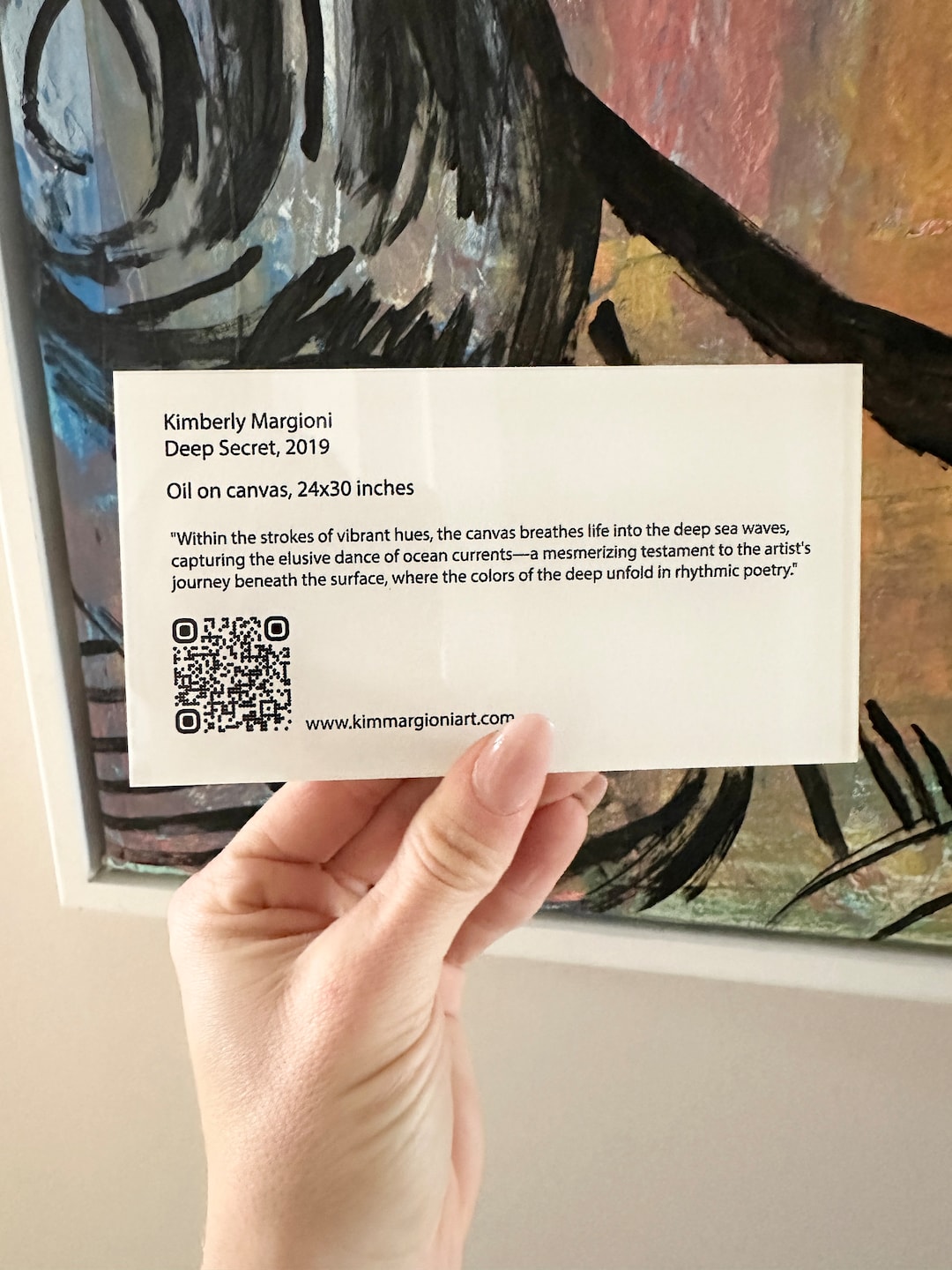 Artist Sign, Self Adhesive, Acrylic Plaque, Personalized Gallery Wall ...