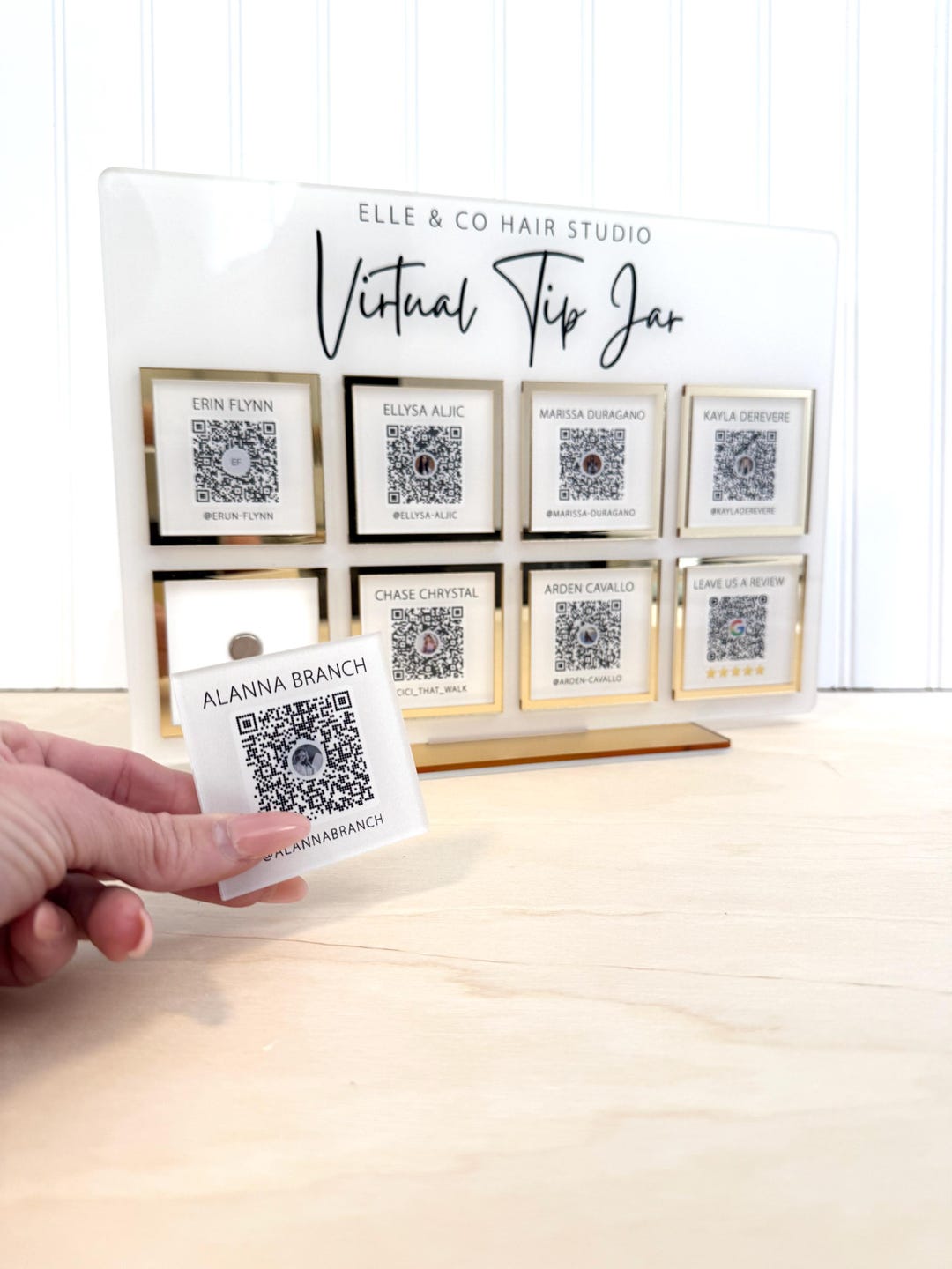 QR Code Sign With 8 Interchangeable Codes, SIZE 12.6 X 9.2 Inches - Etsy