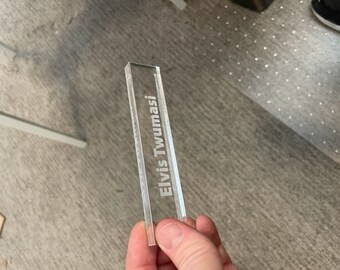 Laser Engraved Name Plates - Etsy