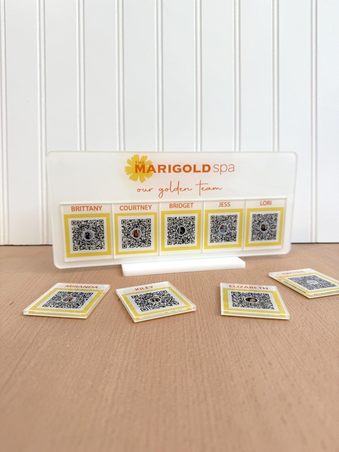 QR Code Sign With 5 Interchangeable Codes, Removable QR Codes - Etsy