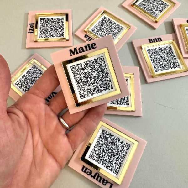 Qr Code Magnet - Etsy