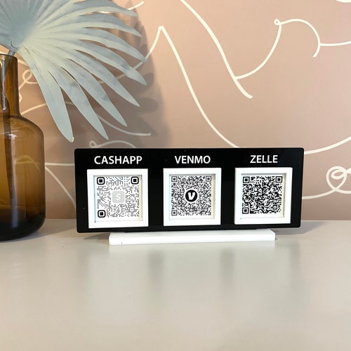 Mini QR Display Sign - Etsy