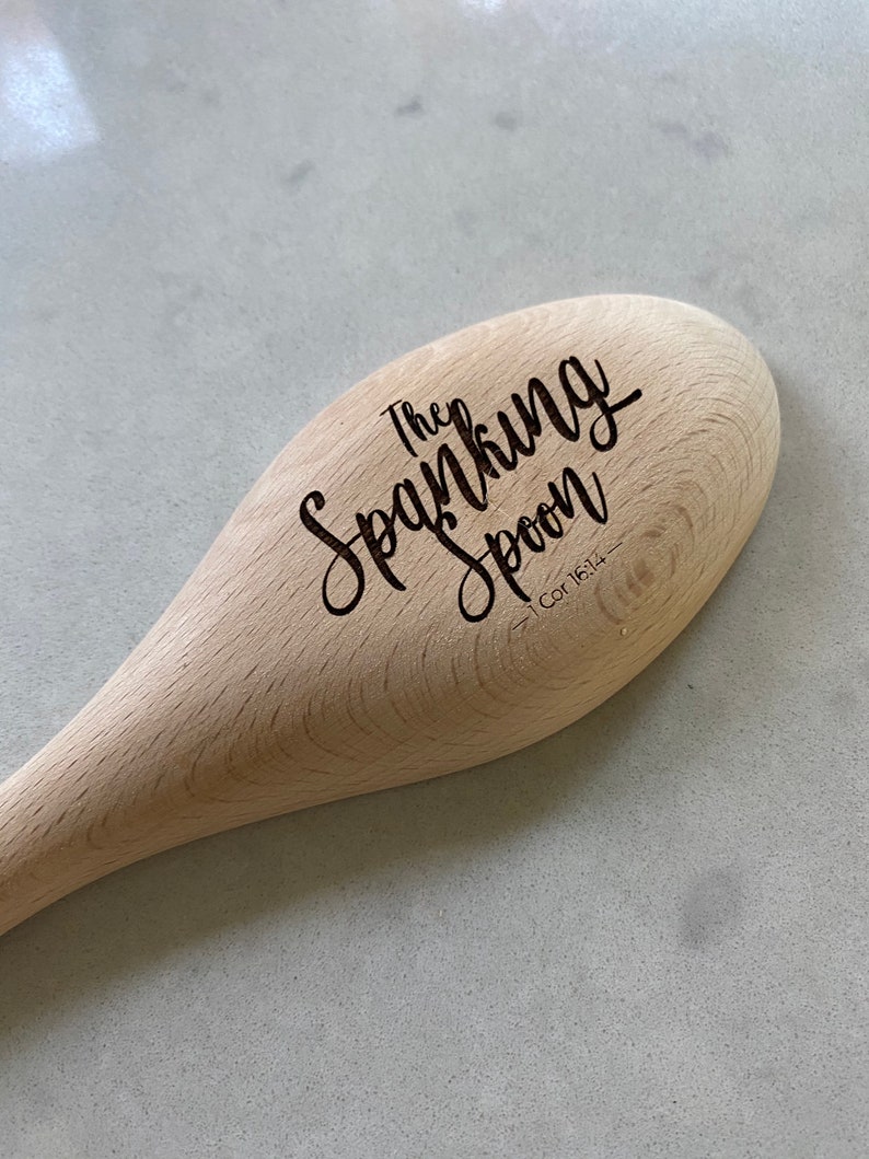 Engraved Wooden Spoon Personalized Wooden Spoon Spanking Etsy