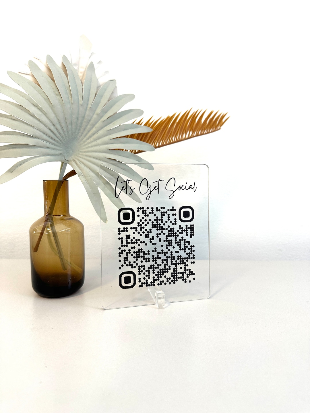 Custom QR Code Sign • Personalized QR Sign • Small Business Sign • Shop ...