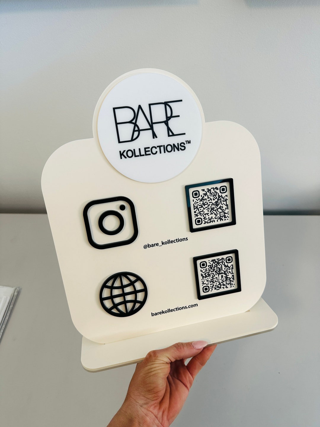 Large QR Code Sign 10x12 Inches - Etsy