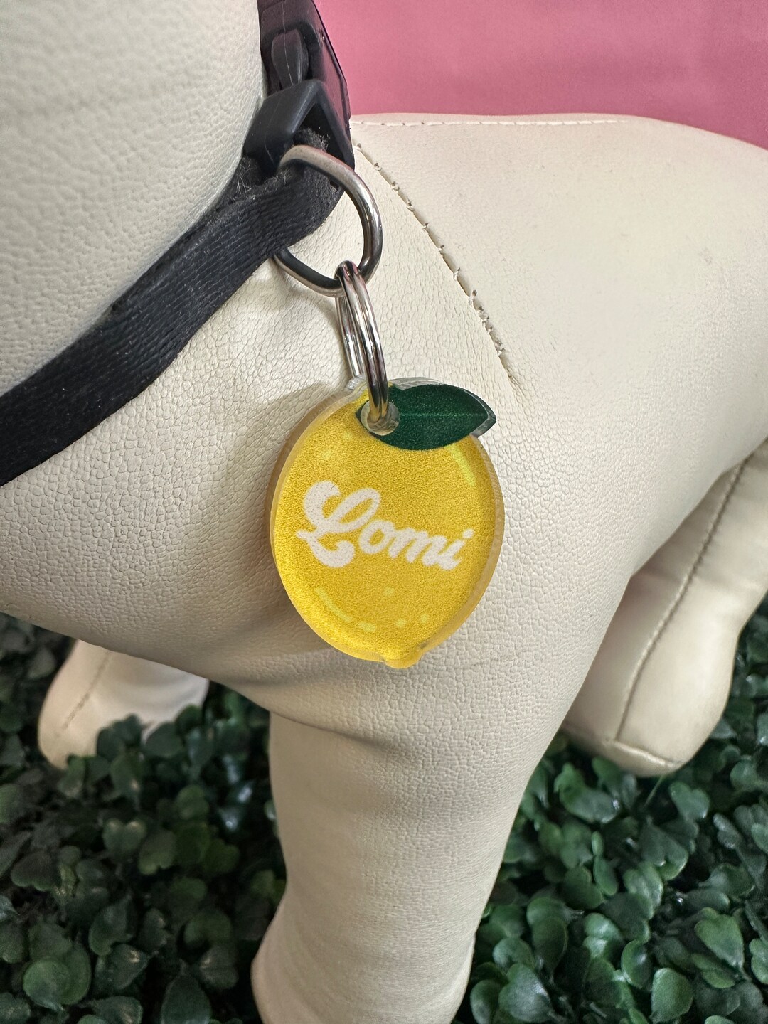 Dog Tag - Lemon- Pet Tag - Pet Id Tag - Dog Id Tag - Personalized Pet ...