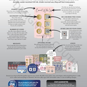 Paw Shaped QR Code Sign With Four QR Codes - Etsy