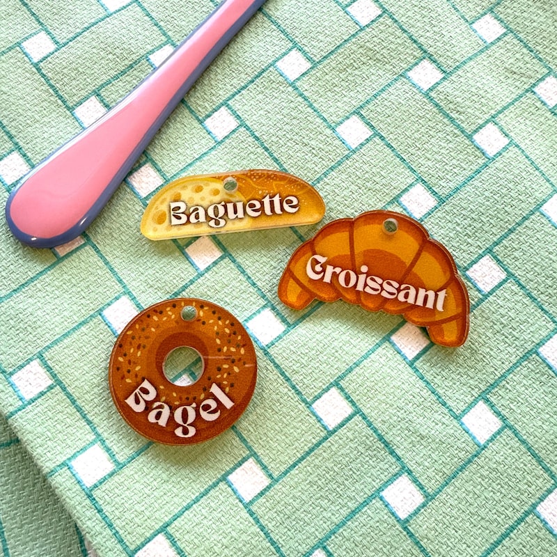 Acrylic Bagel - Etsy