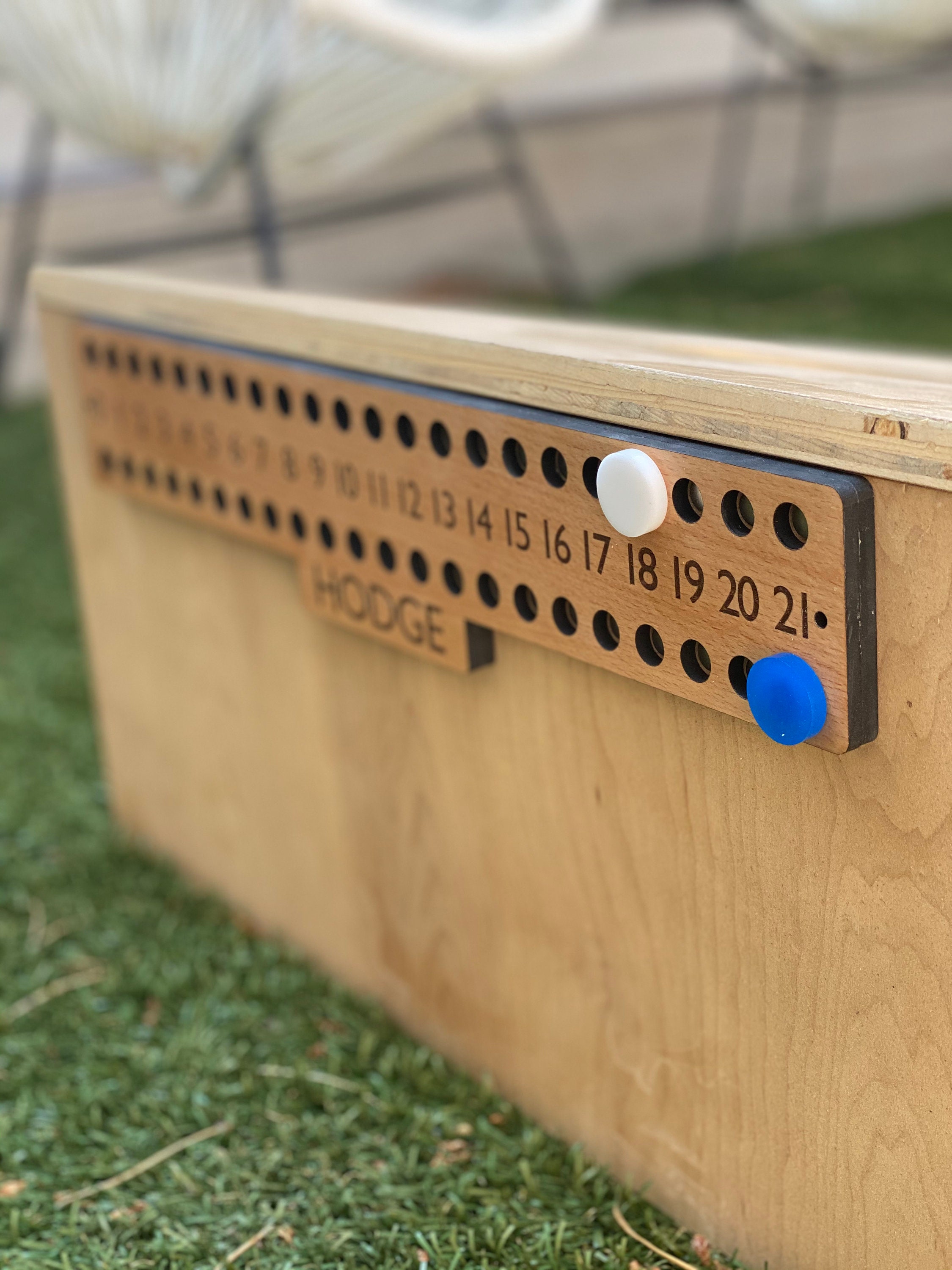 Corn Hole / Ping Pong Score Board Personalized With Your Name - Etsy Canada