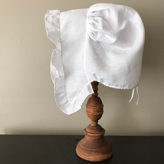 Lappet Cap With Ruffle Trim Late 18th Century Early 19th - Etsy