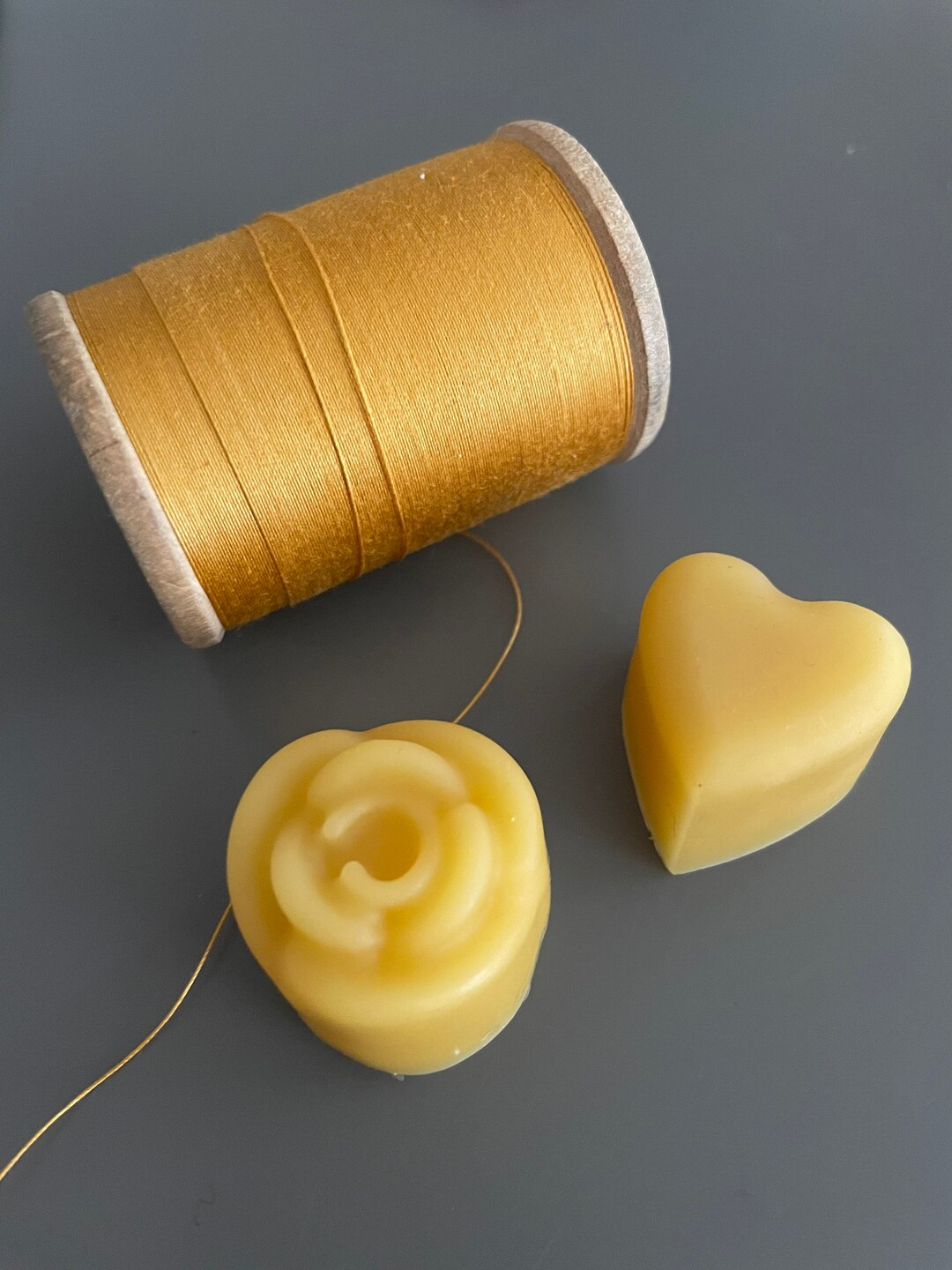 Beeswax Cake Grade A Yellow Wax for Hand Sewing - Etsy