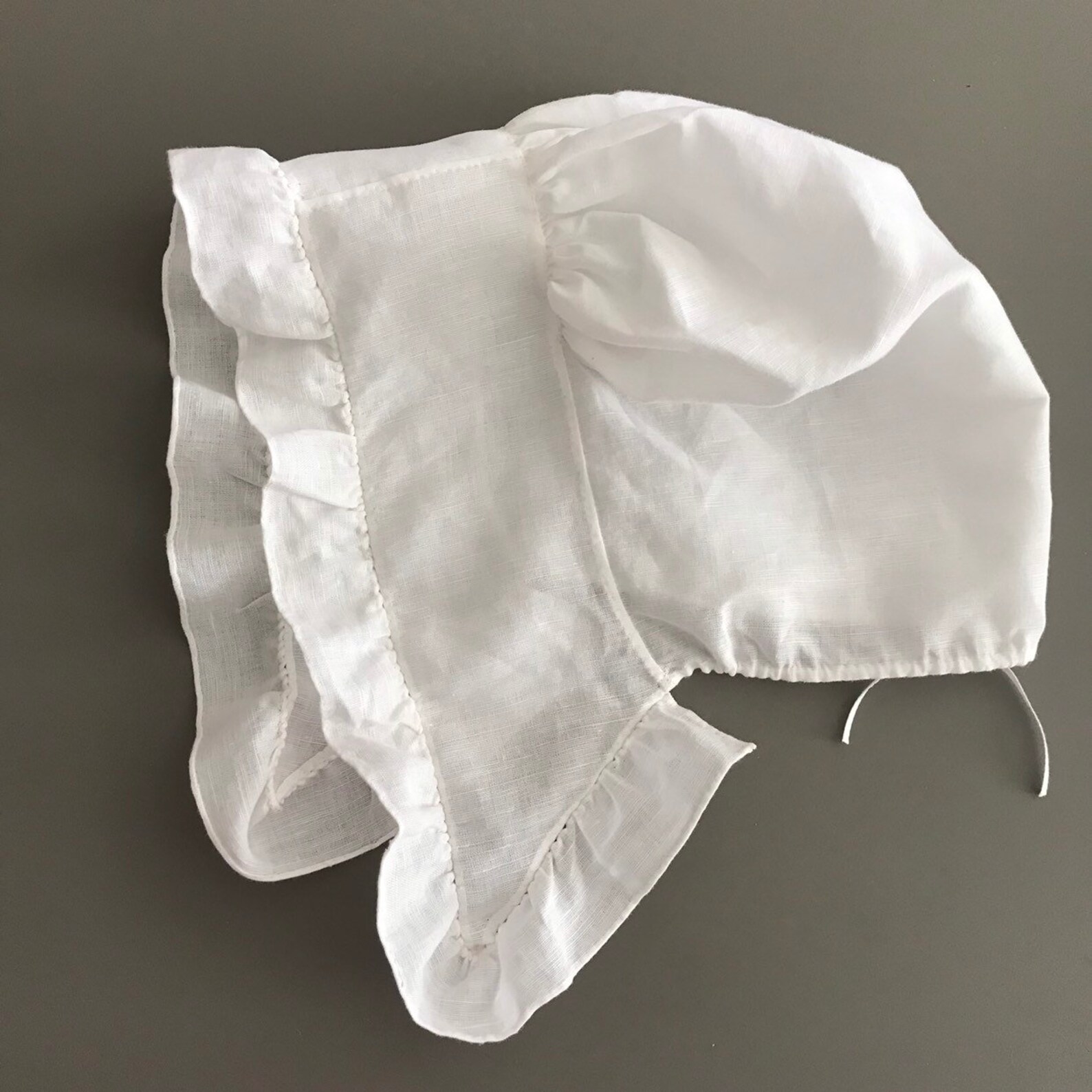 Lappet Cap With Ruffle Trim Late 18th Century, Early 19th Century MADE ...