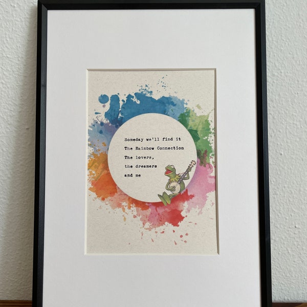 Rainbow Connection Print - Etsy