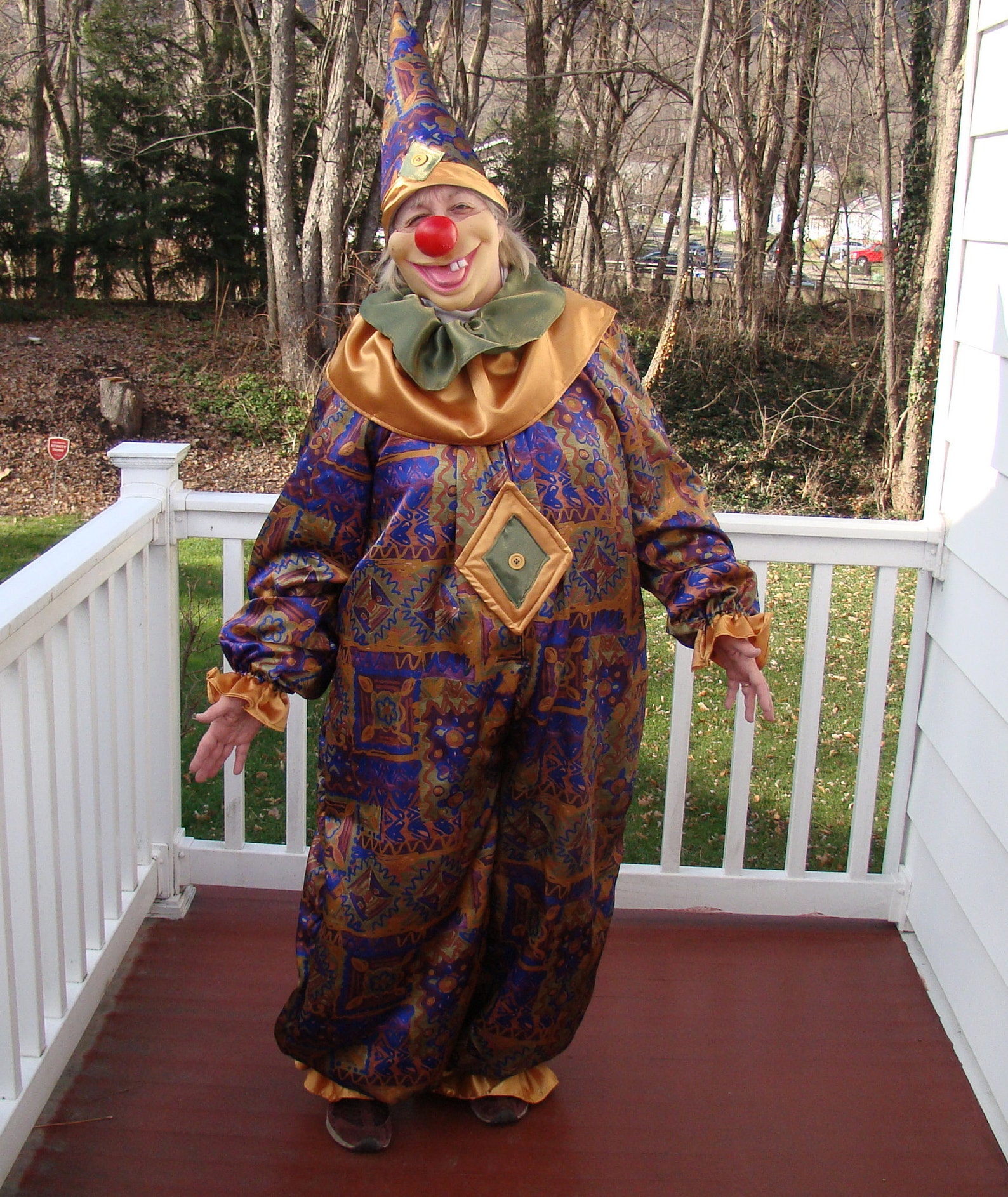 Clown Costume Unisex Satin Fabric 3 Piece 2 X Circus | Etsy