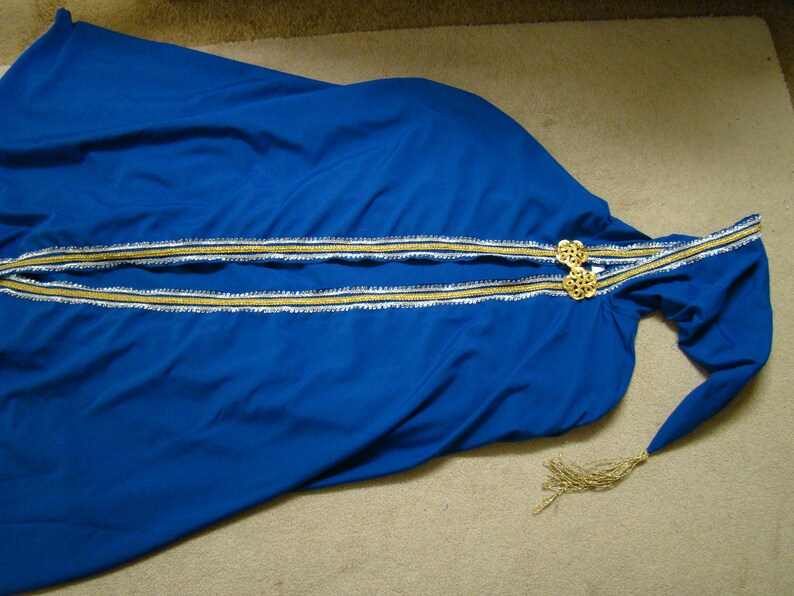 King or Queen Cape Gender Neutral Adult Size Royal Blue Theater, Faire ...