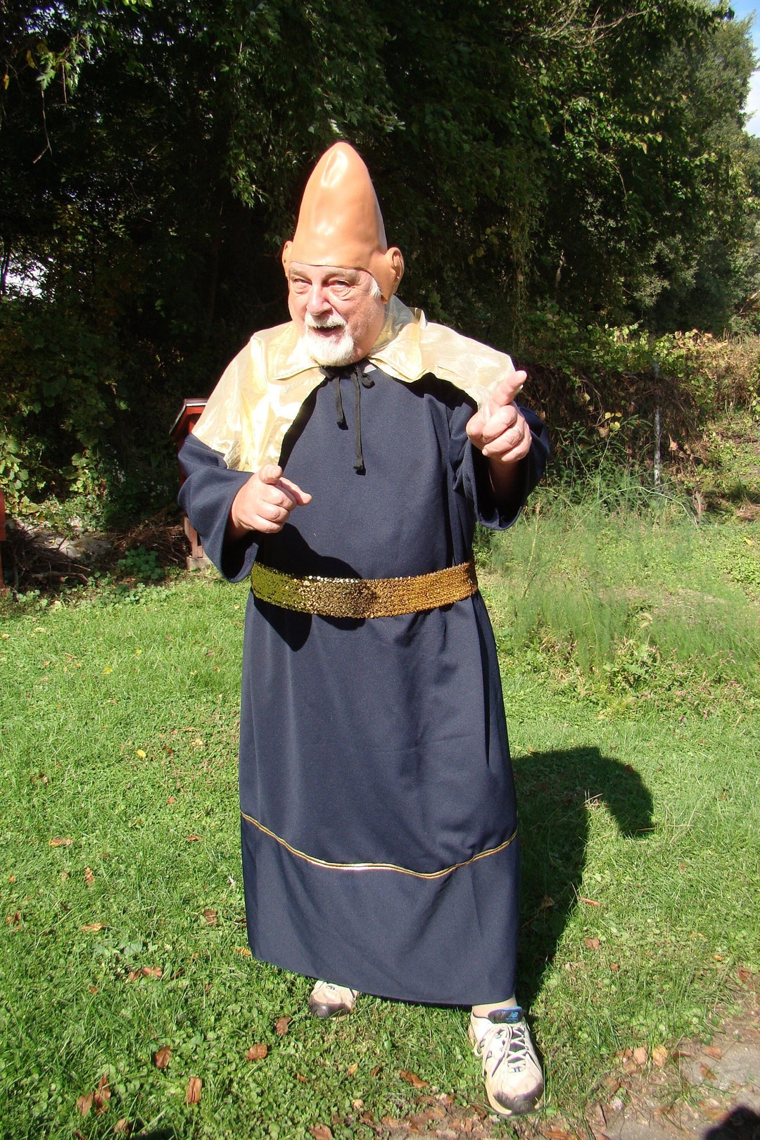 Conehead Character Costume Adult Unisex 5 Piece Halloween Masquerade ...