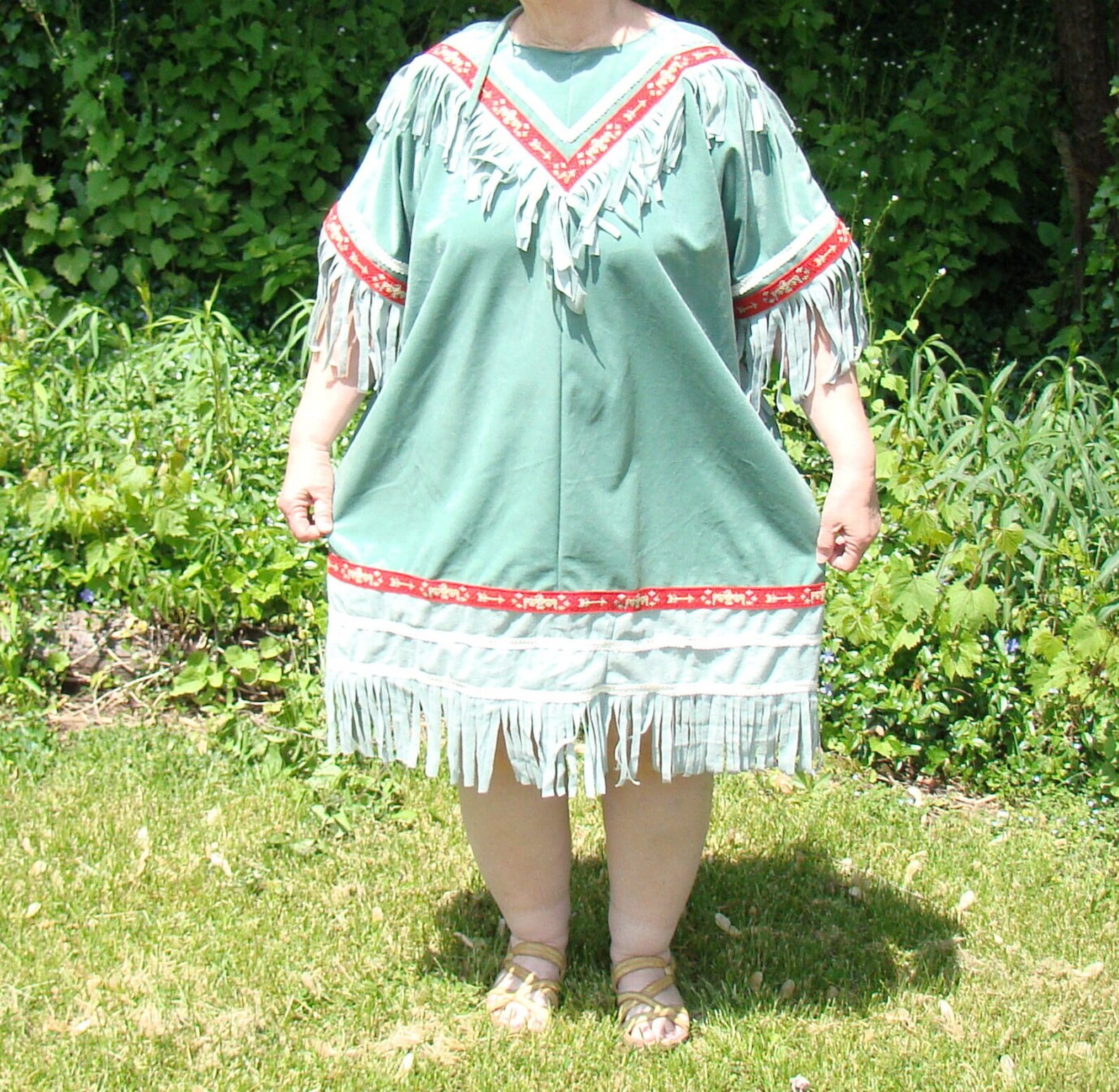 Native American Woman Costume Adult 2 X or 3X Thanksgiving, Halloween ...