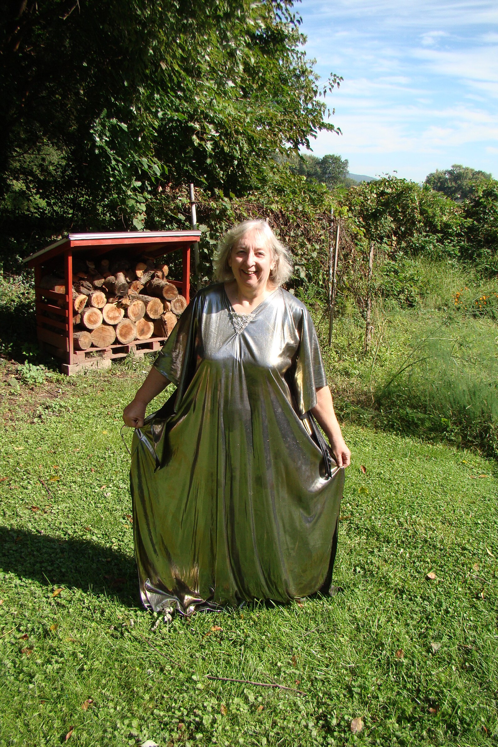 Queen or King Robe Mottled Silver & Gold Lame Wizard - Etsy